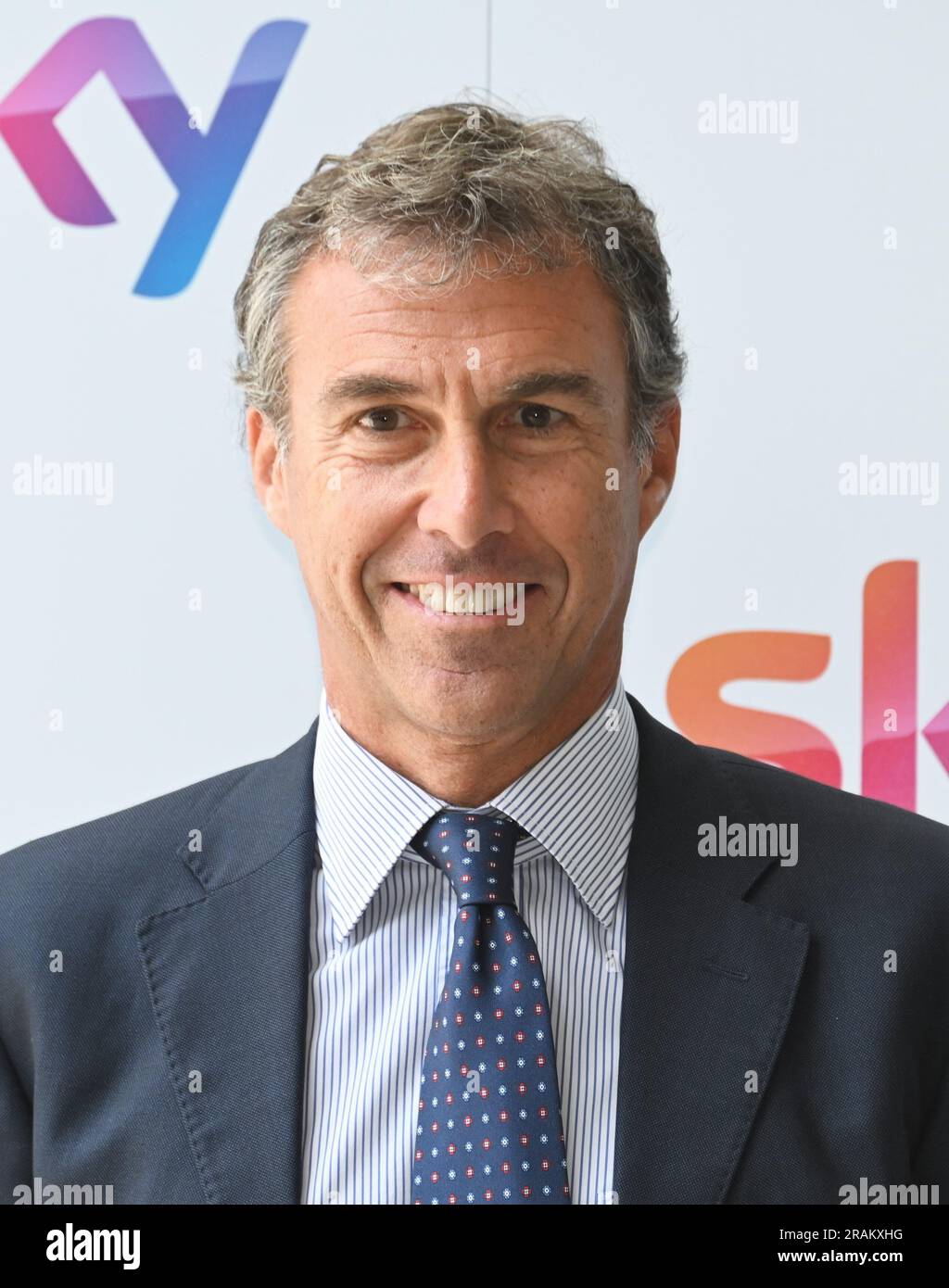 Milan, Italy. 04th July, 2023. Milan, Italy SKY presentation of next ...