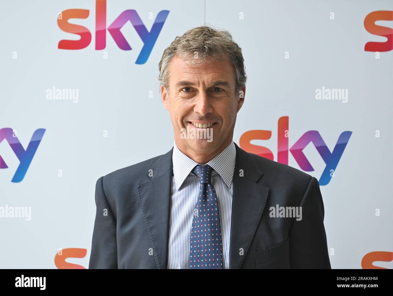 Milan, Italy. 04th July, 2023. Milan, Italy SKY presentation of next ...