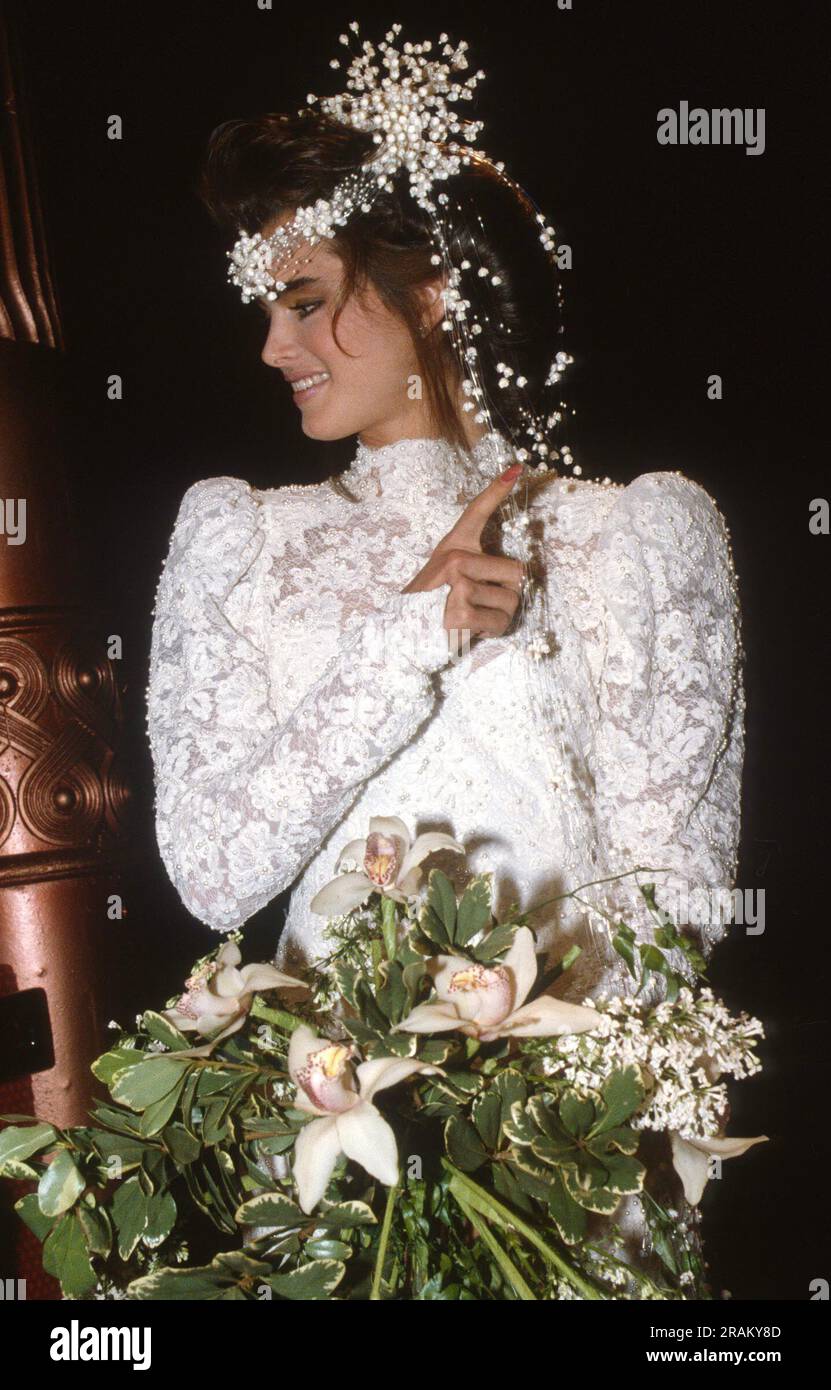 1985 Brooke Shields John Barrett/PHOTOlink Stock Photo - Alamy