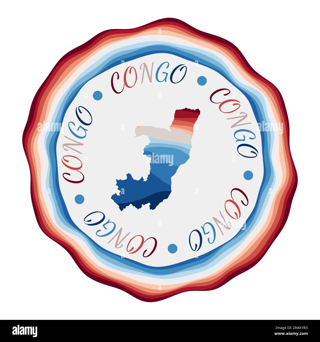 Brazzaville vector map hi-res stock photography and images - Alamy