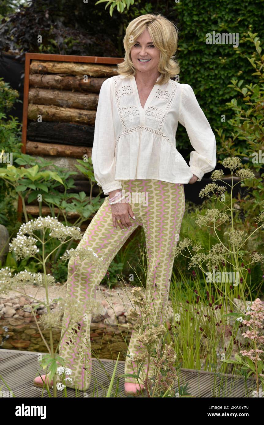3 July 2023. East Molesey, Surrey, UK. Anthea Turner at the 2023 RHS ...