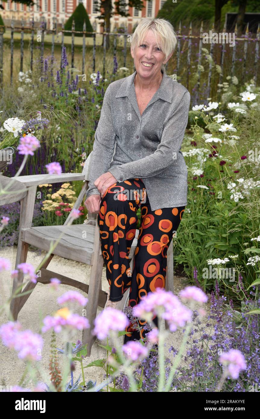 3 July 2023. East Molesey, Surrey, UK. Carol Klein at the 2023 RHS ...