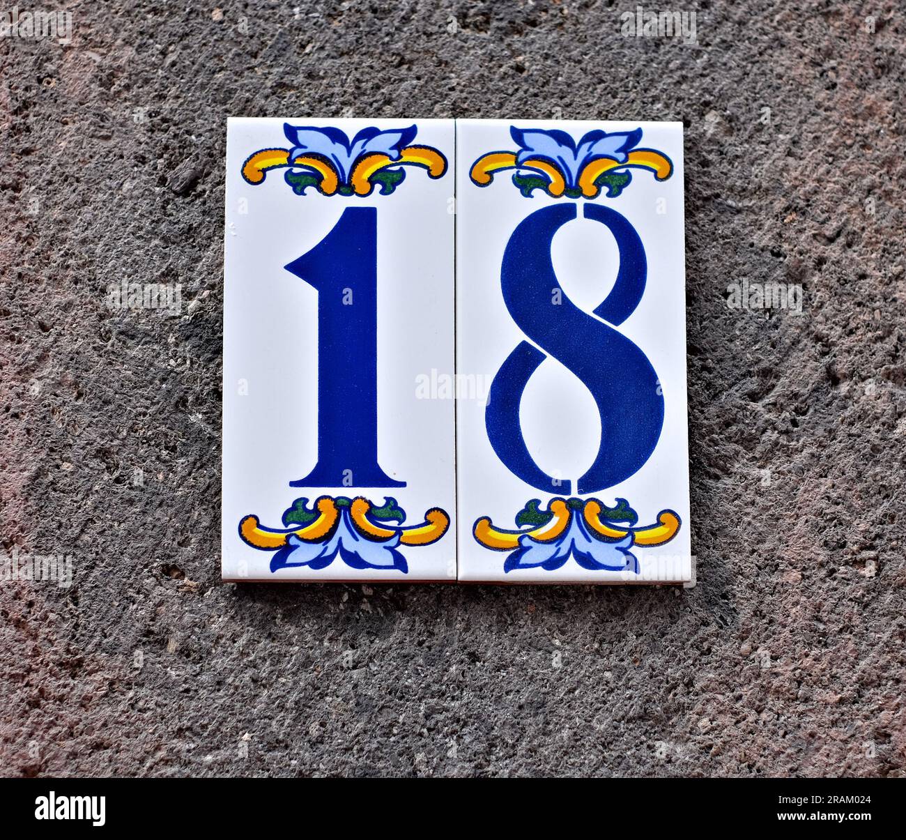Numeral 18 eighteen isolated on hi-res stock photography and images - Alamy