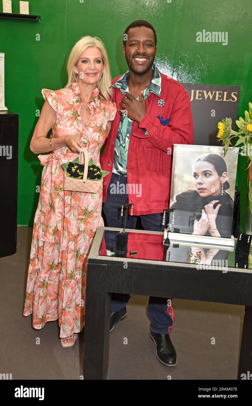 3 July 2023. East Molesey, Surrey, UK. Orlando Hamilton & Sarah Boyce ...