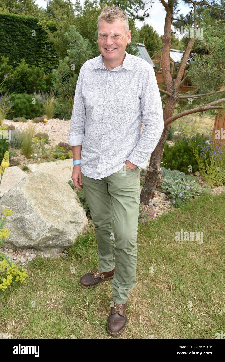 3 July 2023. East Molesey, Surrey, UK. Tom Heap at the 2023 RHS Hampton ...
