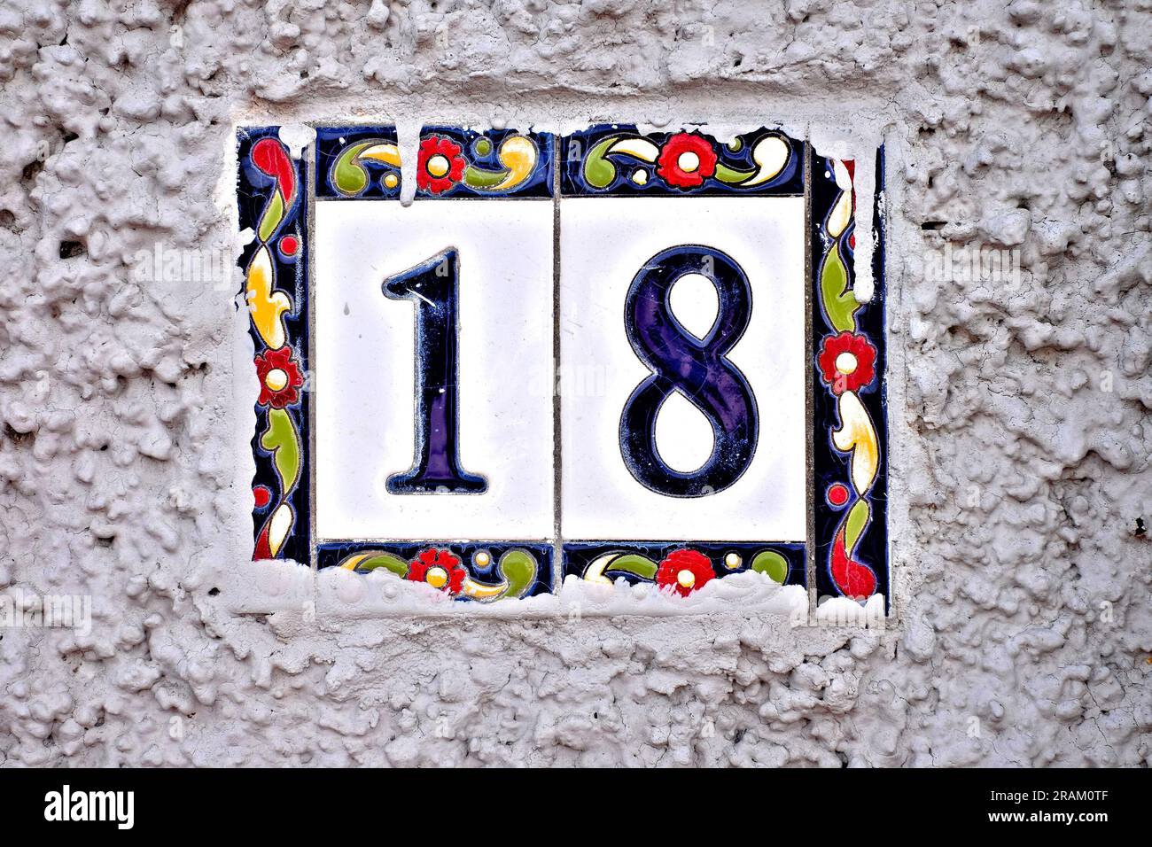 Numeral 18 eighteen isolated on hi-res stock photography and images - Alamy