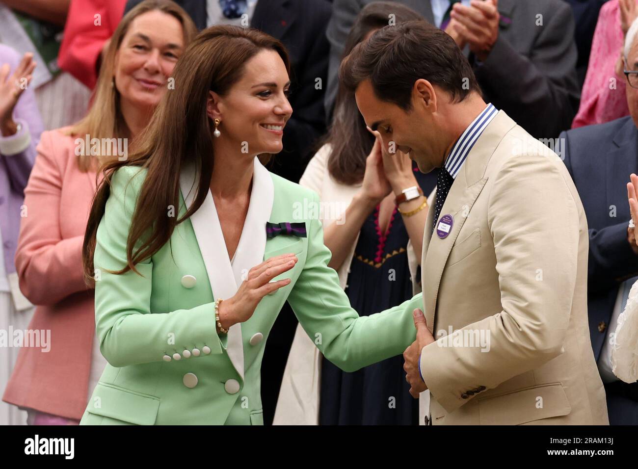 Kate wimbledon 2023 federer hi-res stock photography and images - Alamy