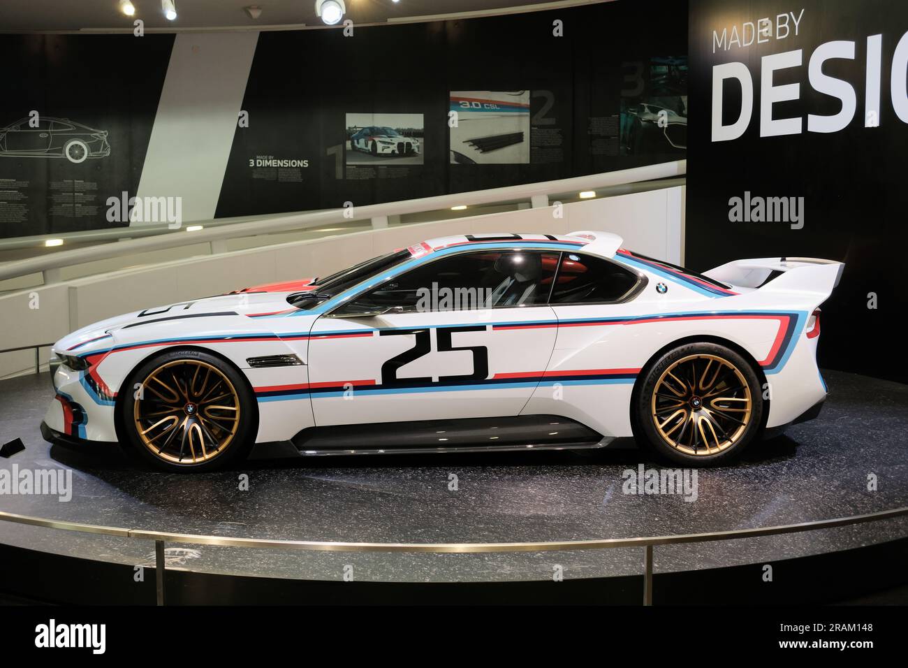 Munich, Bavaria, Germany - June 24 2023: 2015 BMW 3.0 CSL Hommage in ...