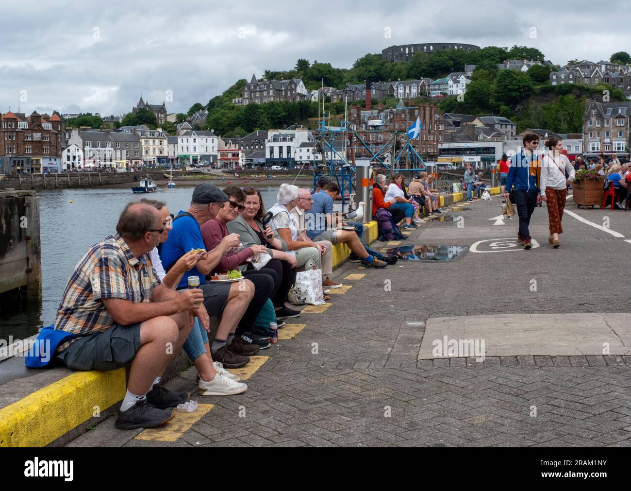 Oban ferry terminal passengers hi-res stock photography and images - Alamy