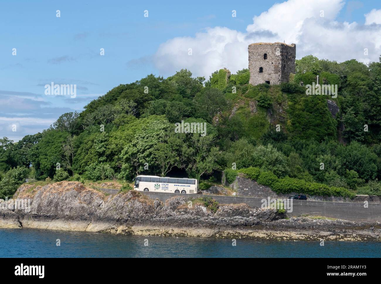 Dunollie Castle ruin, Oban, Argyll, Scotland Stock Photo - Alamy