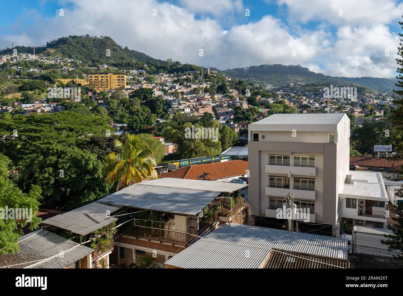 Tegucigalpa, Francisco Morazan, Honduras - December 7, 2022: Panoramic ...