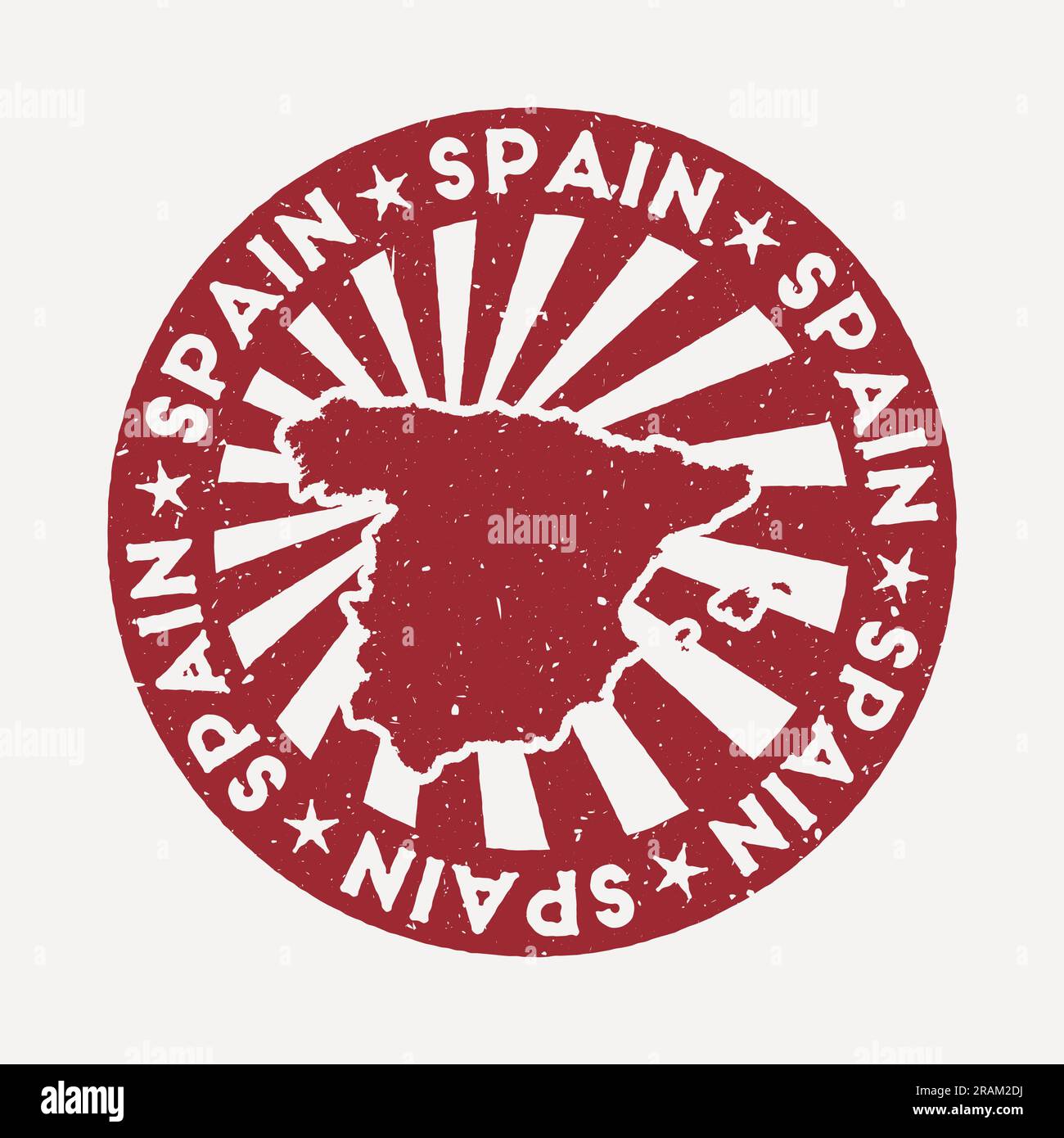 Spain passport stamp Stock Vector Images - Alamy