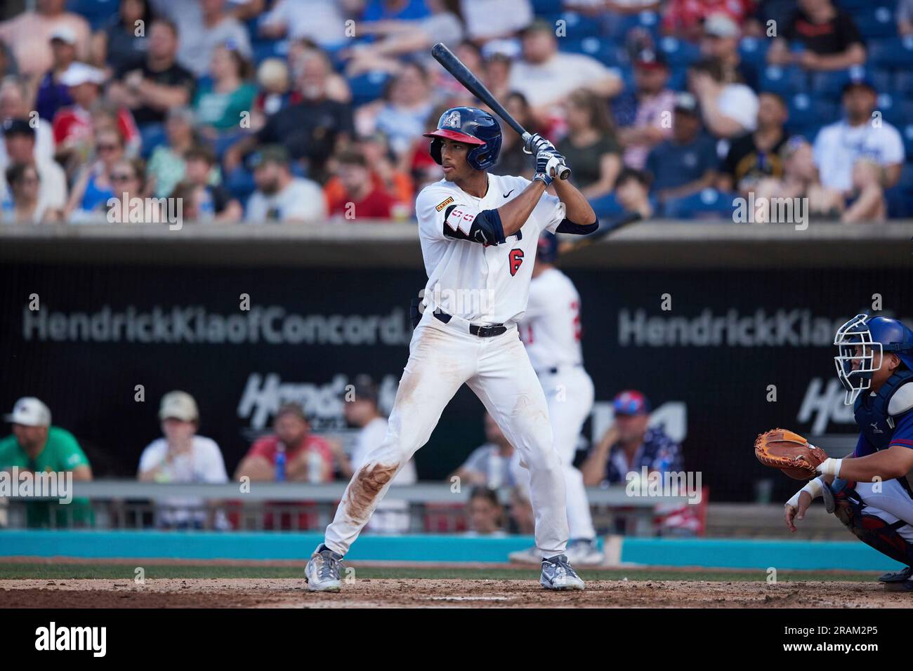 Braden Montgomery (6) (Stanford) of USA Baseball Collegiate National ...