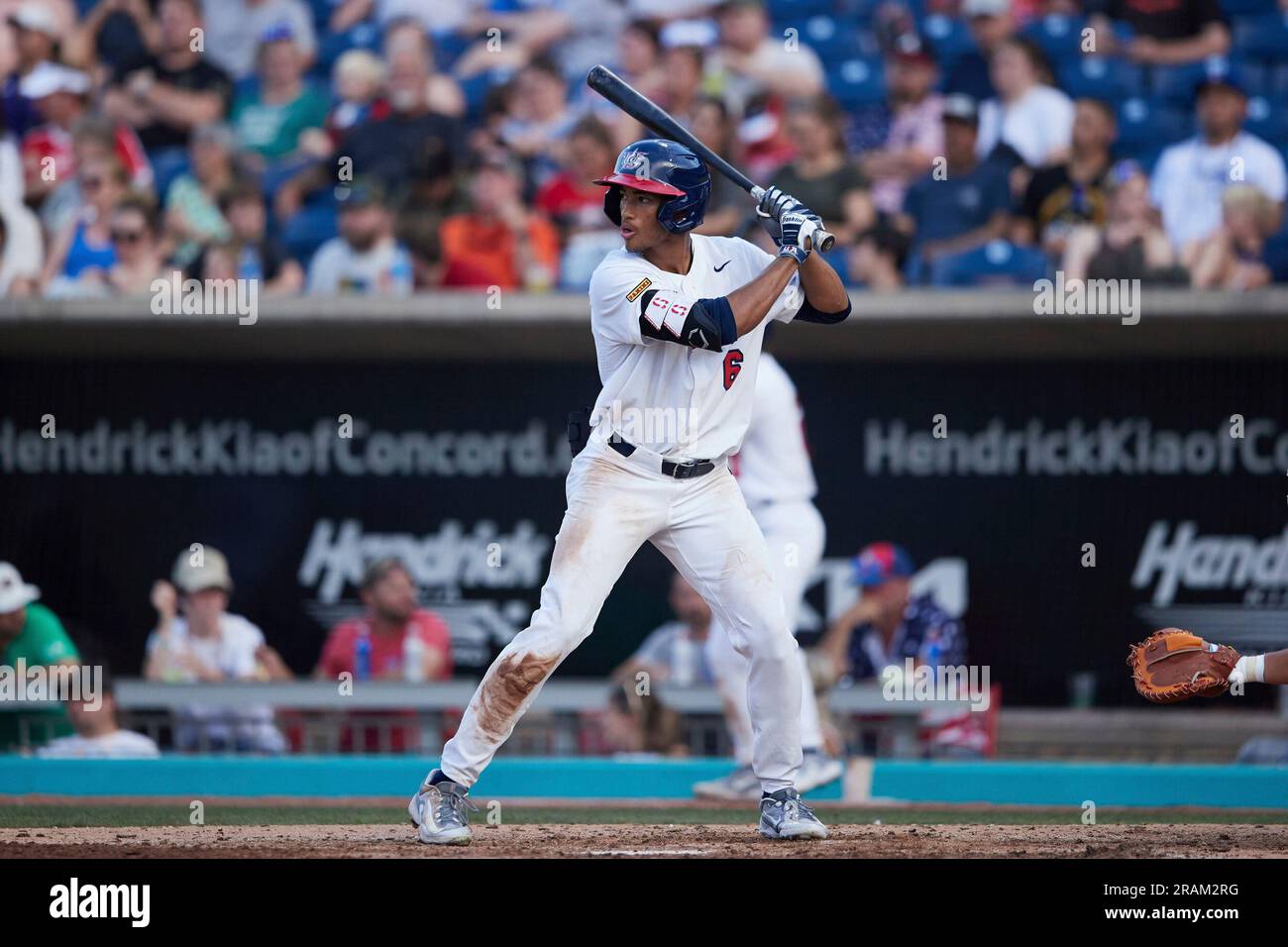 Braden Montgomery (6) (Stanford) of USA Baseball Collegiate National ...