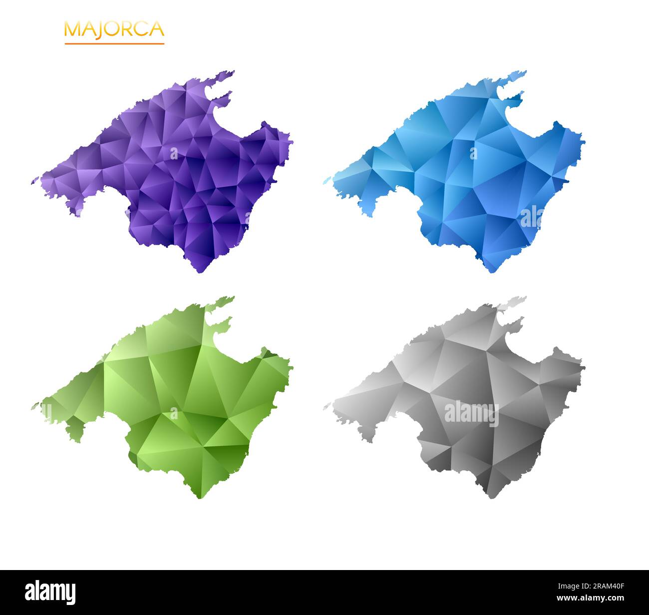 Map majorca hi-res stock photography and images - Alamy