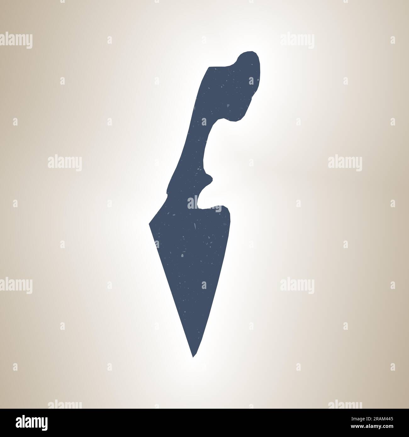 Israel shape on gradient background. Country map with scratch texture ...