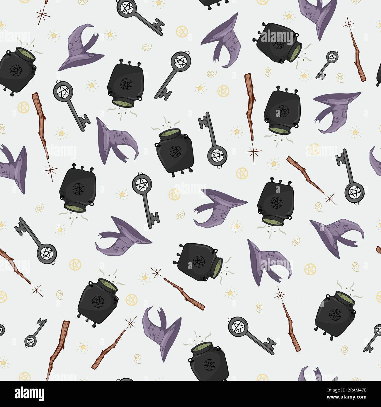 Cartoon witchs cauldron hi-res stock photography and images - Alamy