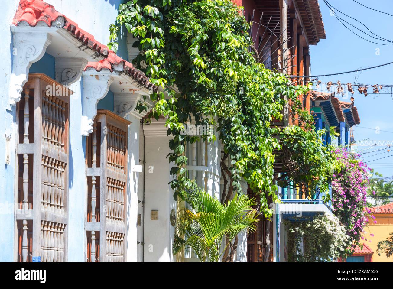 View of ancient city Cartagena de Indias, Colombia Stock Photo - Alamy