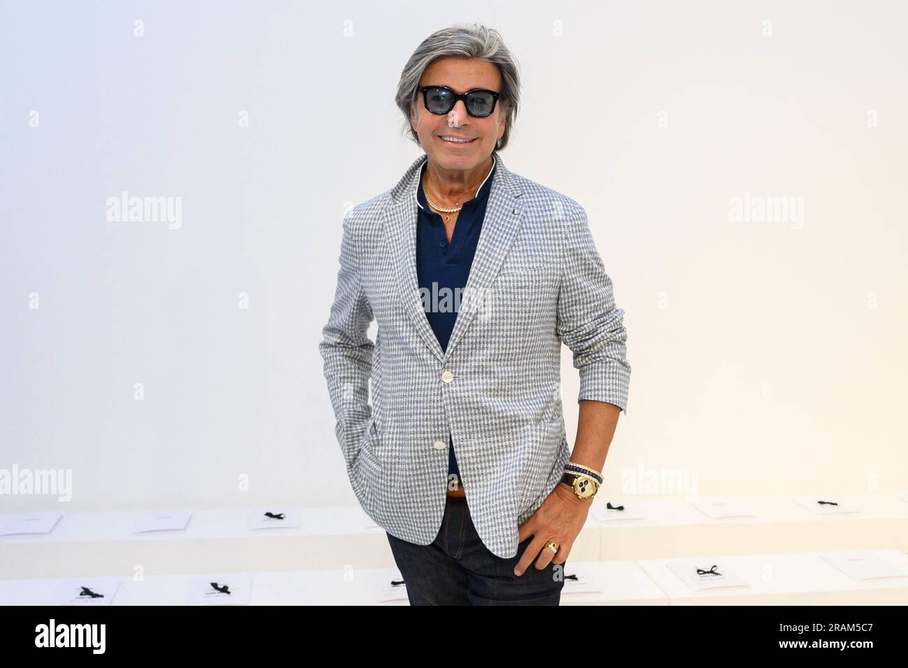 Paris, France. 04th July, 2023. Alexandre Zouari attends the Alexis ...