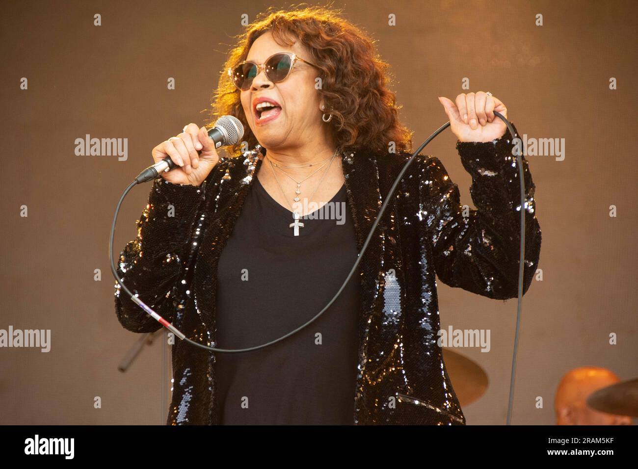 Brighton, East Sussex, UK. 2nd July, 2023. Candi Staton peformed Love ...