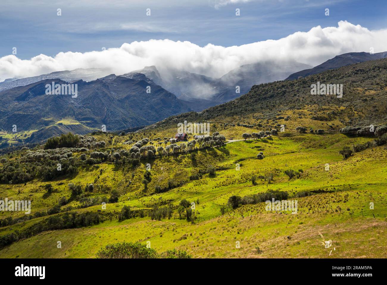 Beautiful high mountains in Colombia * Stock Photo - Alamy