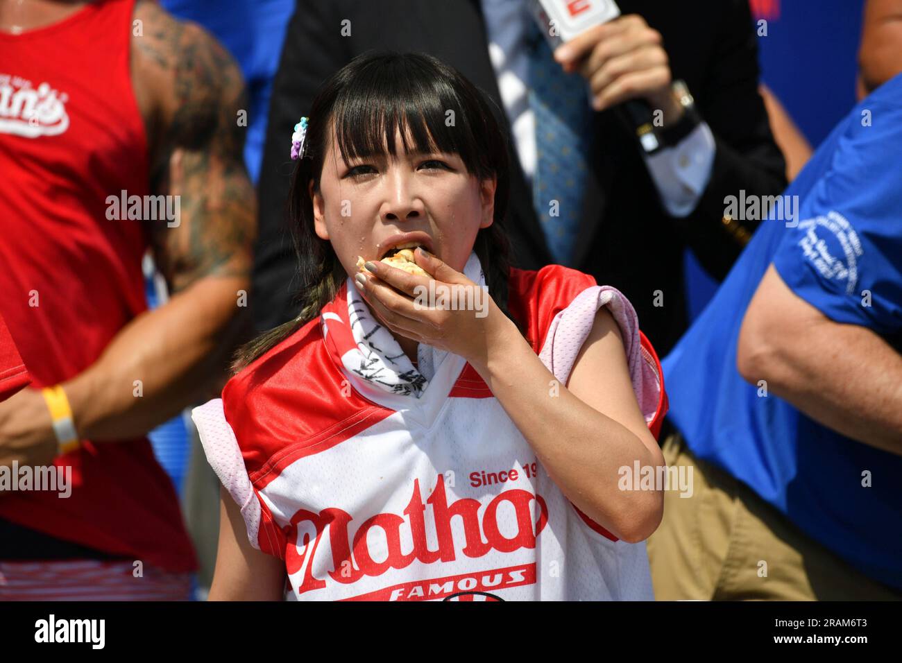 Photo by: NDZ/STAR MAX/IPx 2023 7/4/23 Professional competitive eater ...