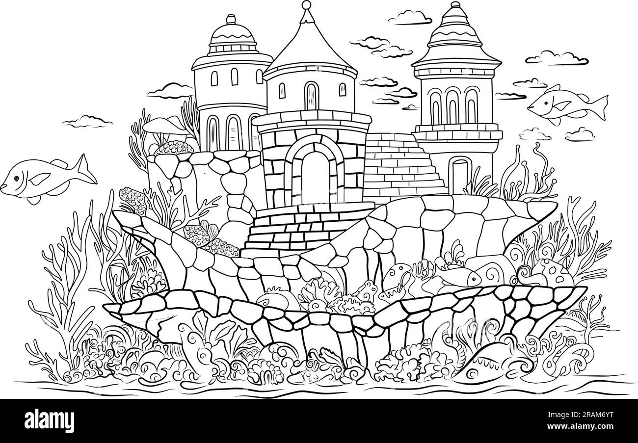 Aerial wildlife view Stock Vector Images - Alamy