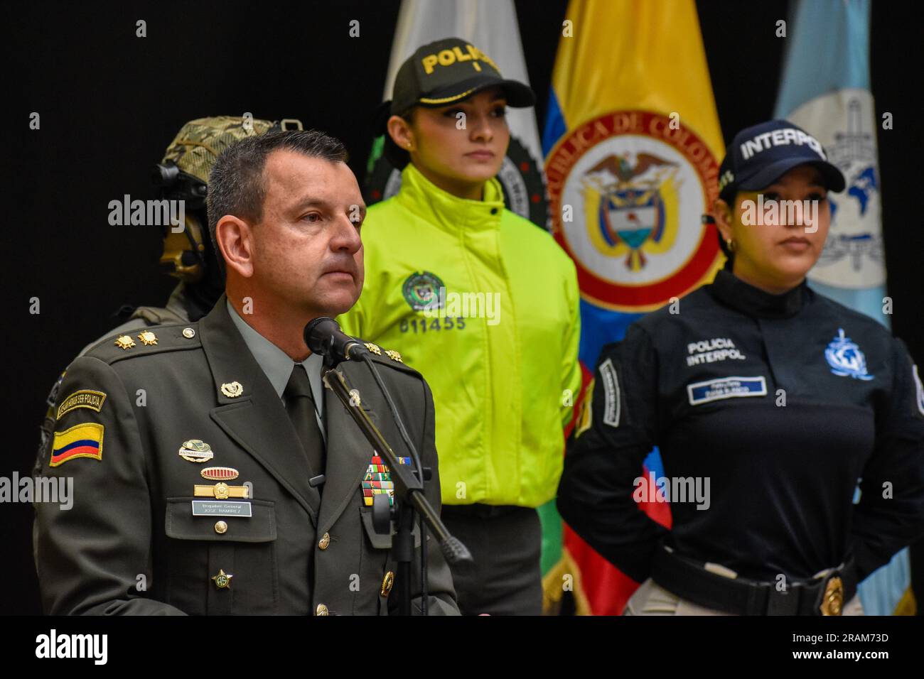 Bogota, Colombia. 04th July, 2023. Colombian police Brigadier General ...