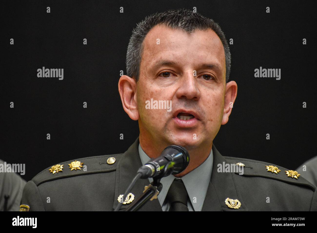 Bogota, Colombia. 04th July, 2023. Colombian police Brigadier General ...