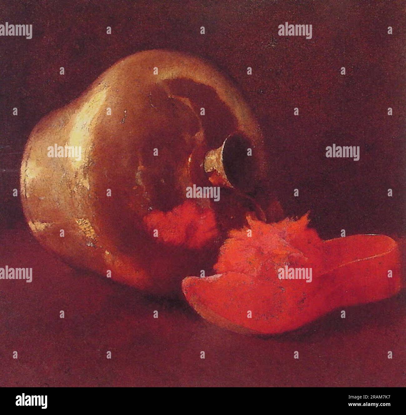 Ruby Reflection 1895 by Emil Carlsen Stock Photo - Alamy