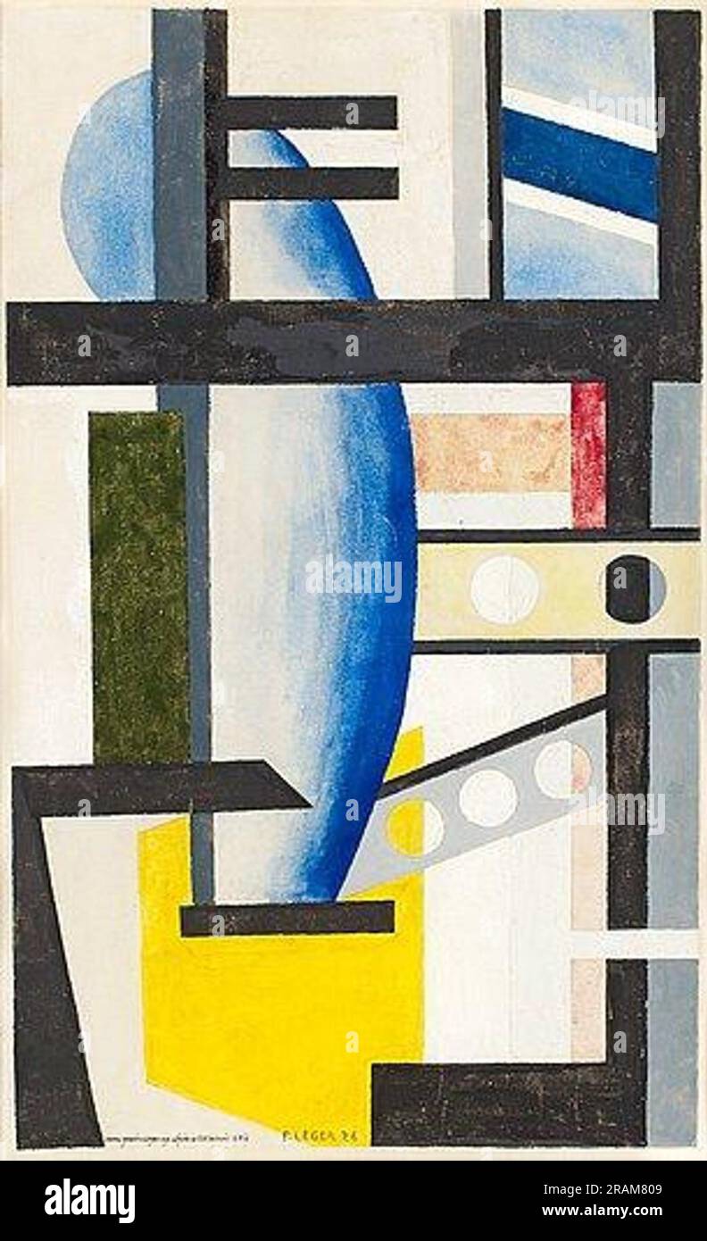 Komposition 1926 by Otto Gustav Carlsund Stock Photo - Alamy