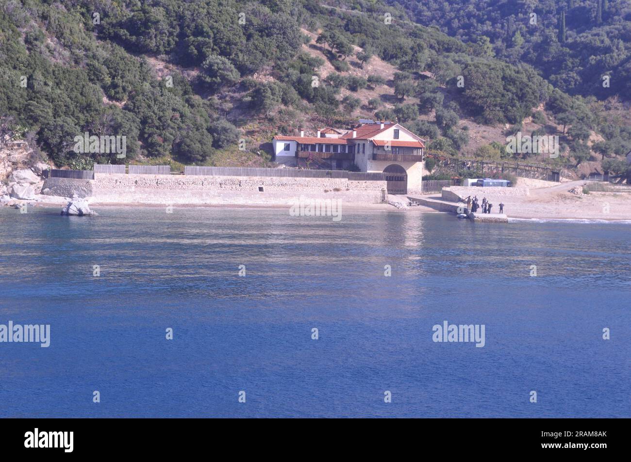 The Arsanas Giovanitsa (port building) of Hilandar Monastery is a ...