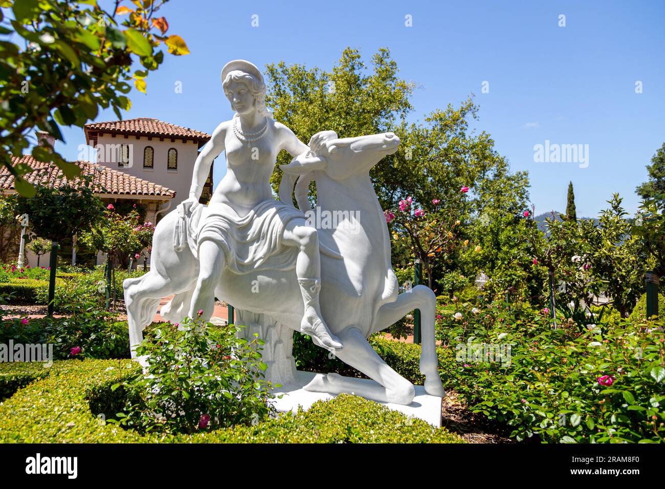 Hearst Castle, California, USA - April 2017: William R. Hearst Castle ...