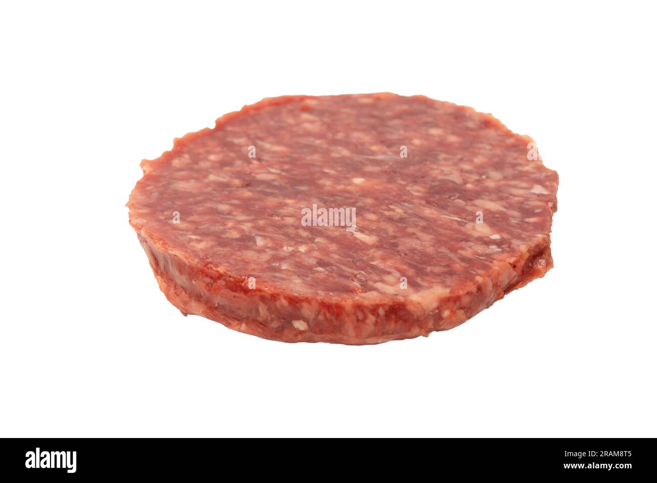 Raw minced beef isolated on a white background Stock Photo - Alamy