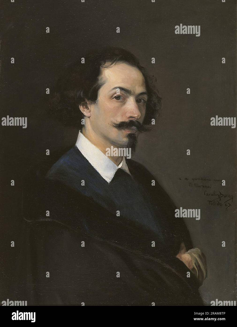 Painter Mathias Moreno 1867 by Carolus-Duran Stock Photo - Alamy