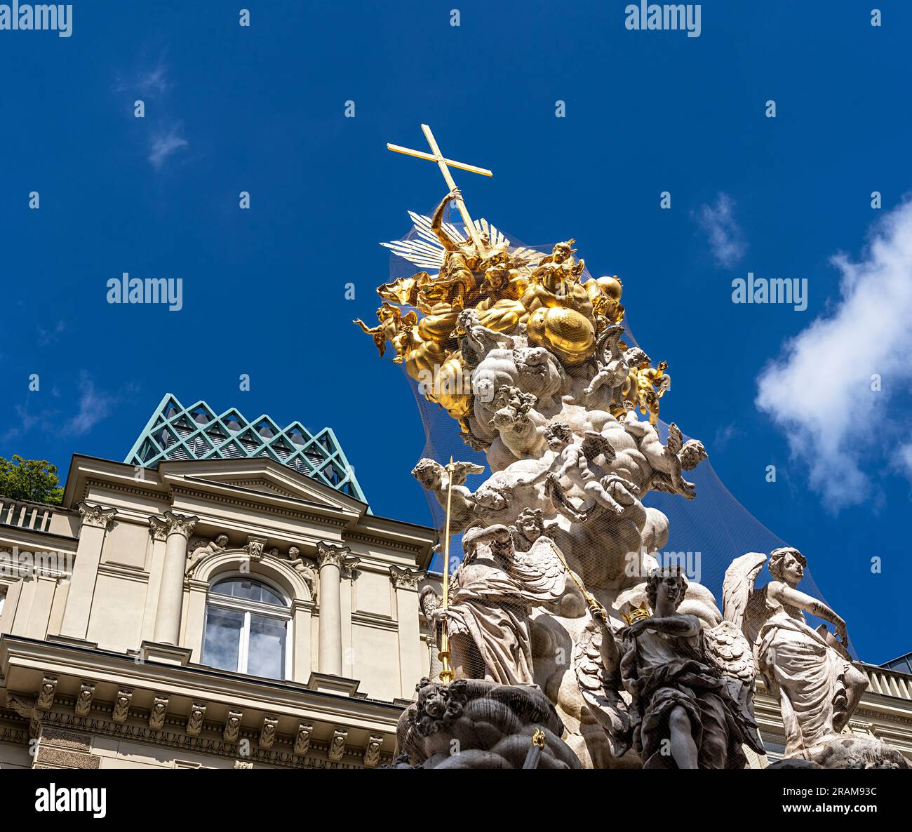 Vienna Plague Column, Trinity Column, Vienna Austria Stock Photo - Alamy