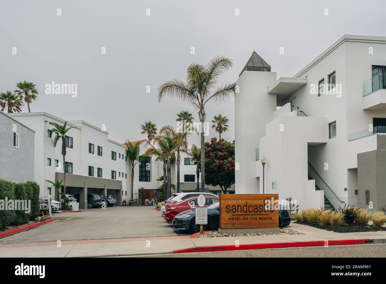 Pismo Beach, California, USA - July 2, 2023. Sandcastle Hotel On The ...
