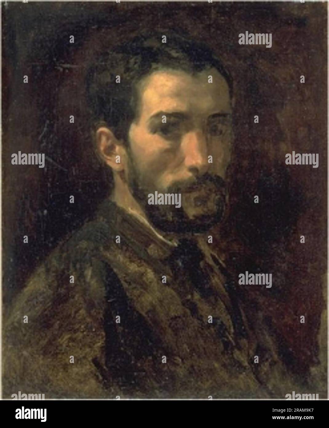 Portrait of the Painter Charles Sellier by Jean-Baptiste Carpeaux Stock ...