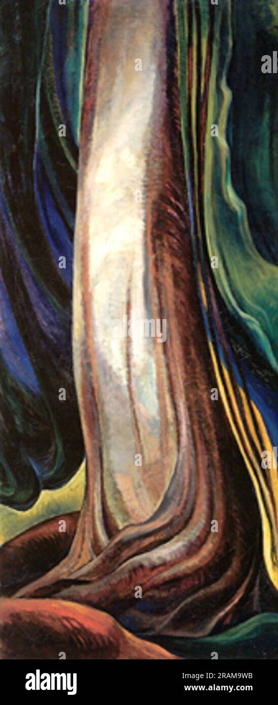 Tree Trunk 1932 by Emily Carr Stock Photo - Alamy