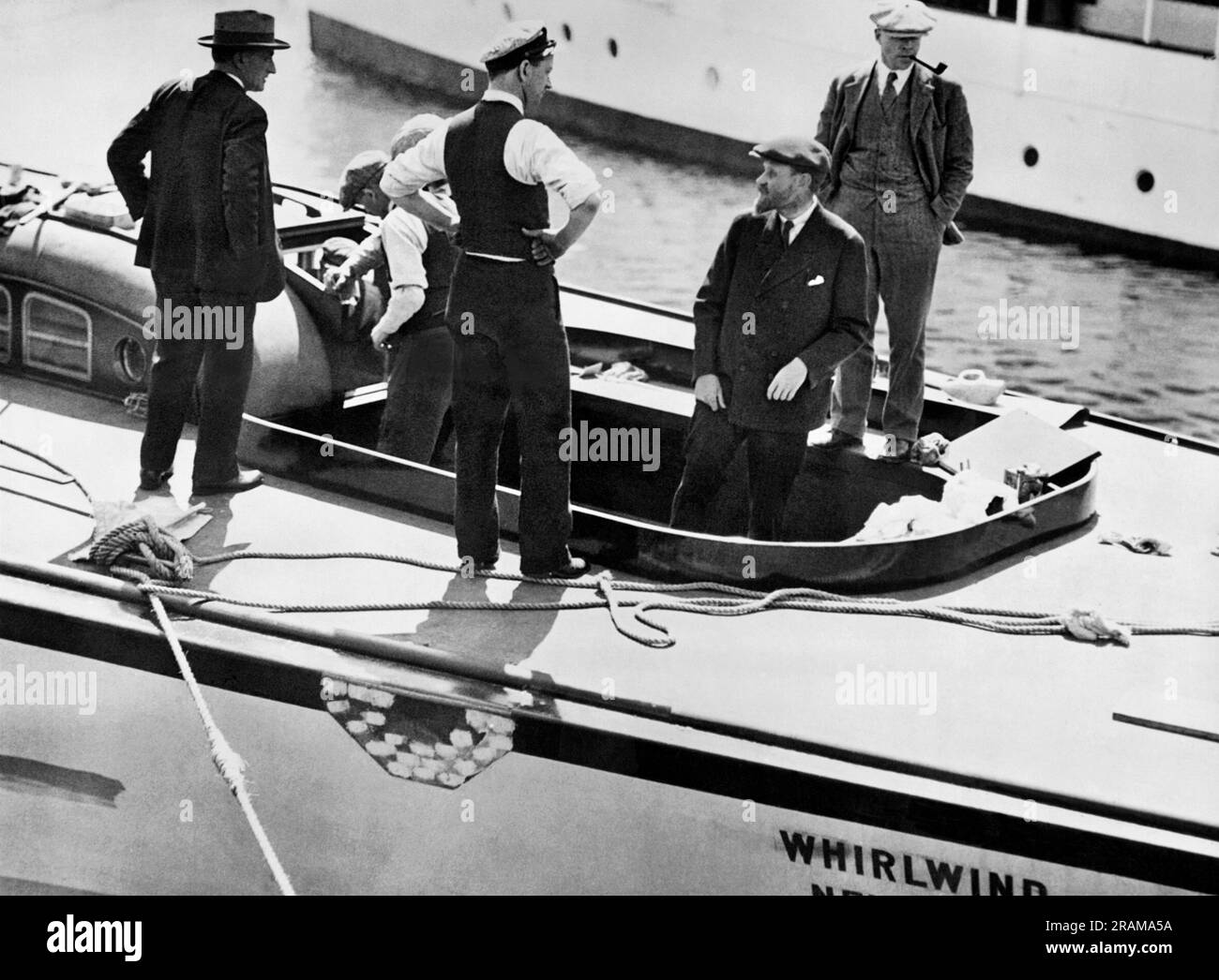 Boston, Massachusetts: 1930 Famed yacht designer Francis Herreshoff ...