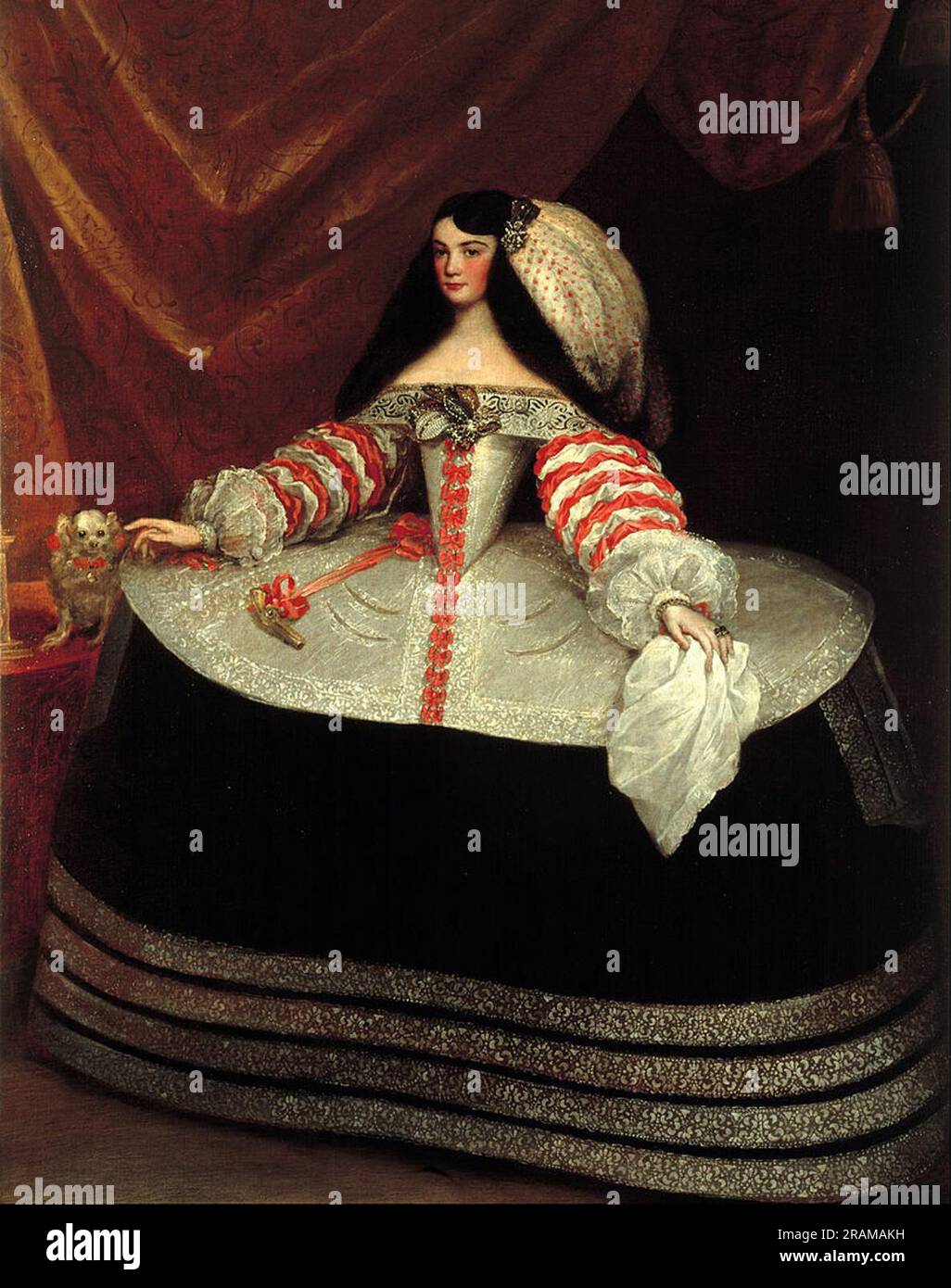 Portrait of Ines de Zuñiga y Velasco 1660 by Juan Carreno de Miranda ...