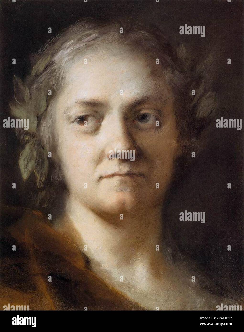 Self-Portrait 1746 by Rosalba Carriera Stock Photo - Alamy