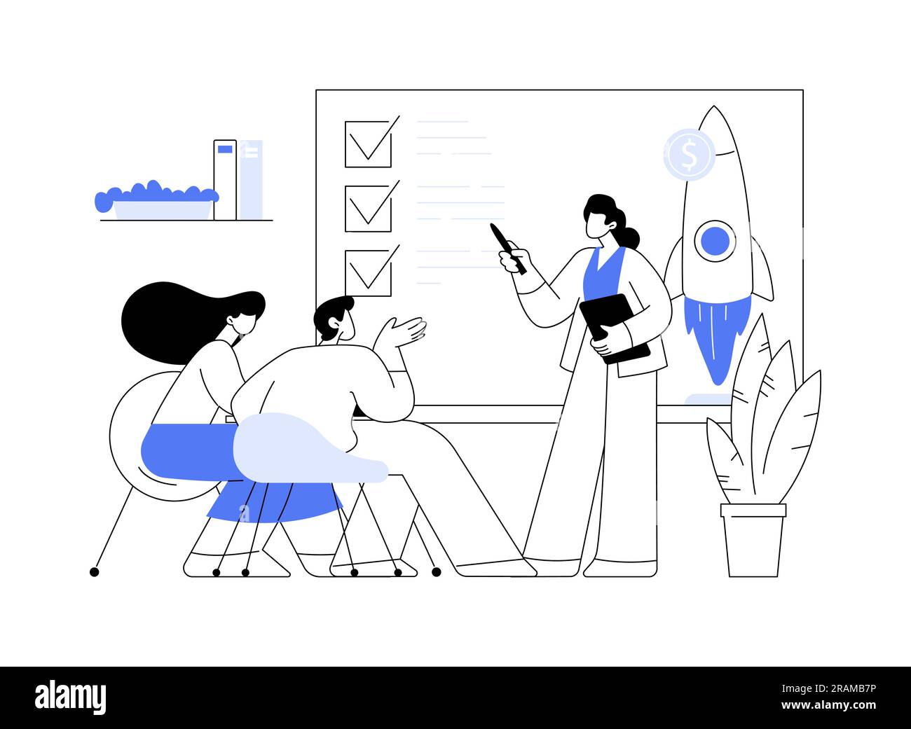 Startup accelerator abstract concept vector illustration Stock Vector ...