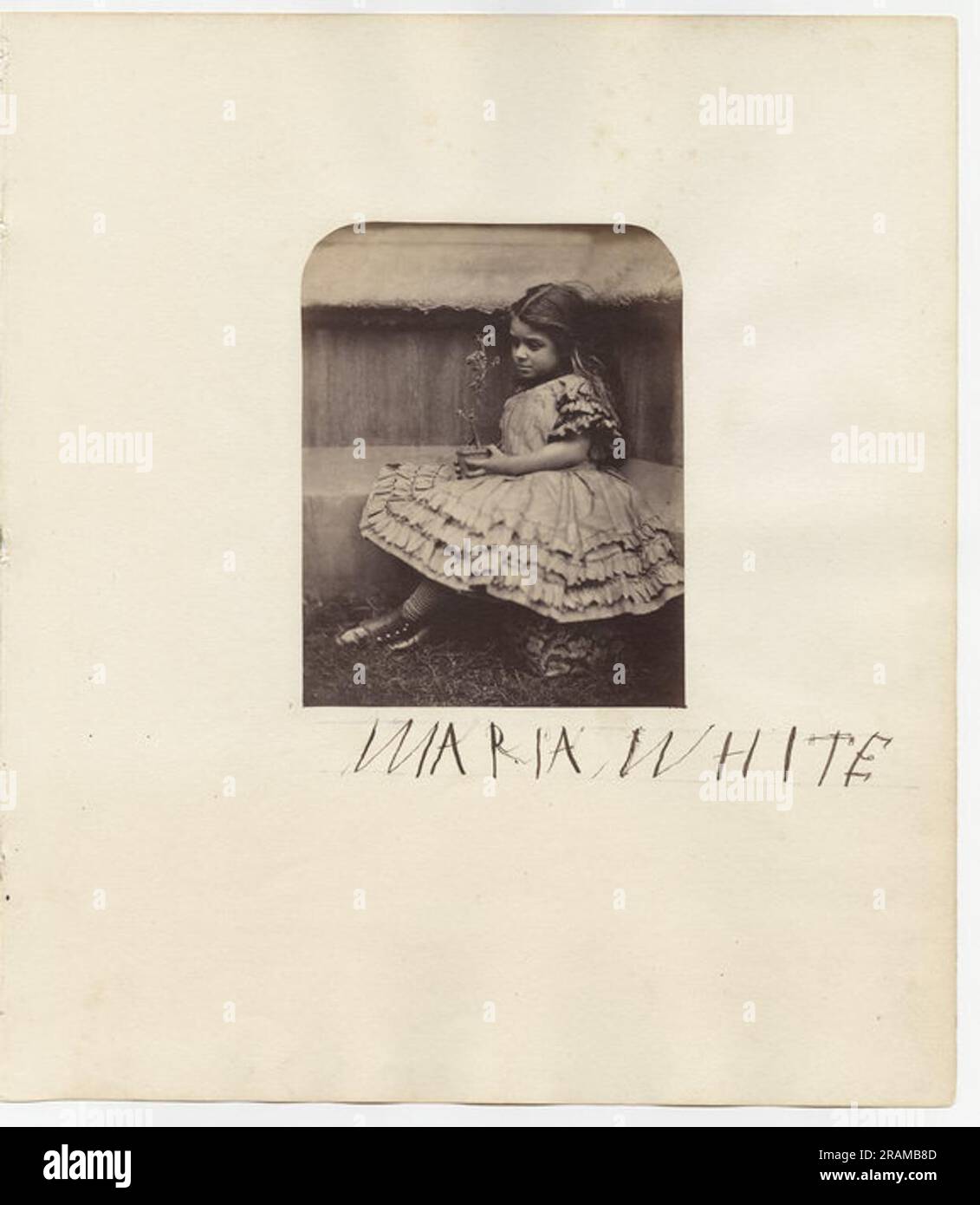Maria White 1864 by Lewis Carroll Stock Photo - Alamy
