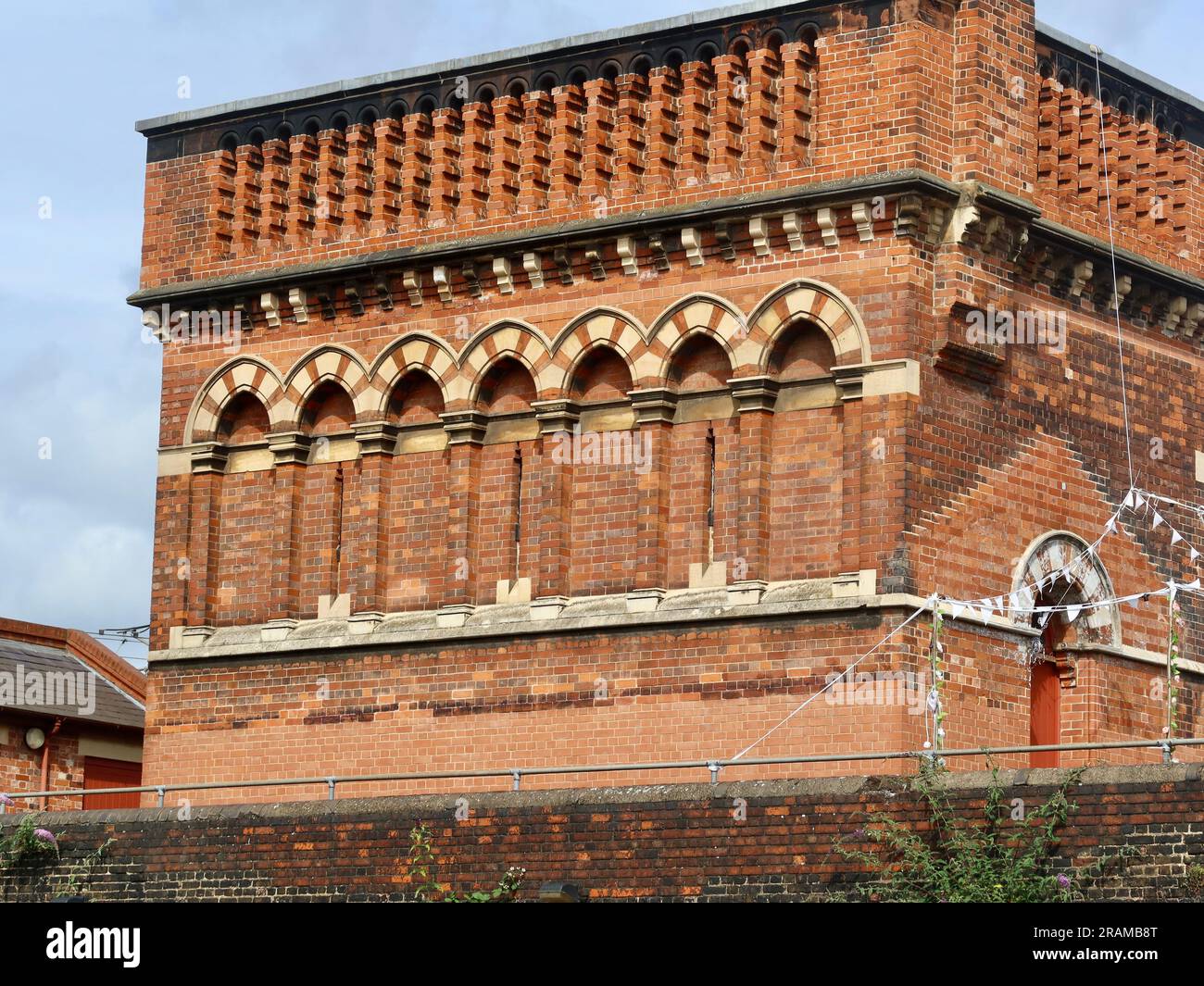 London, UK - June 2023 : Victorian now out of use water tower for St ...