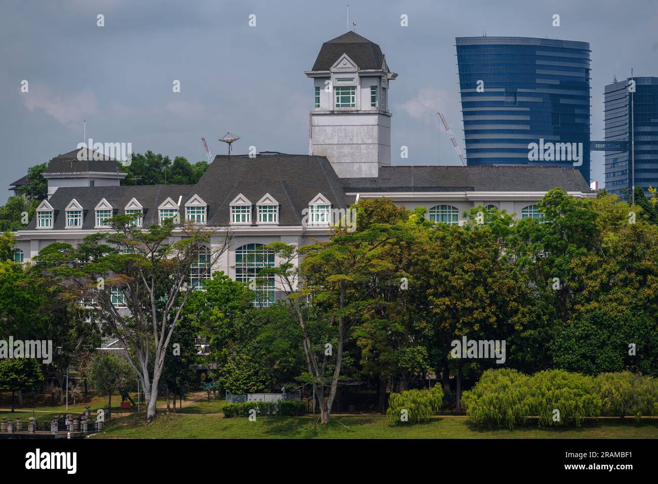 A telephot image of the Abode of Sincerity Palace (Istana Darul Ehsan ...