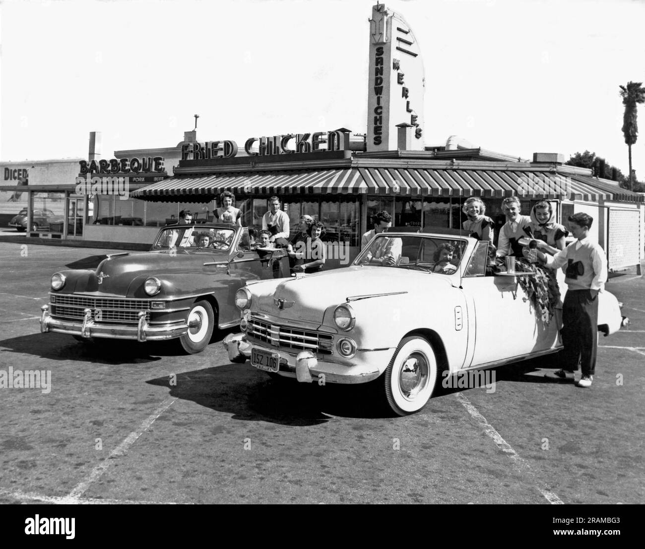Long Beach, California: March 28, 1949. Long Beach Poly High students ...