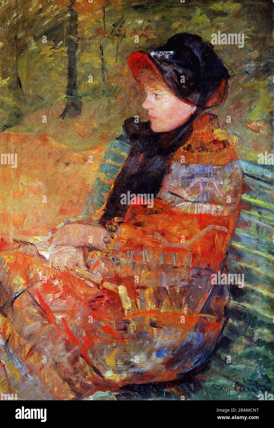 Mary cassatt portrait of lydia hi-res stock photography and images - Alamy