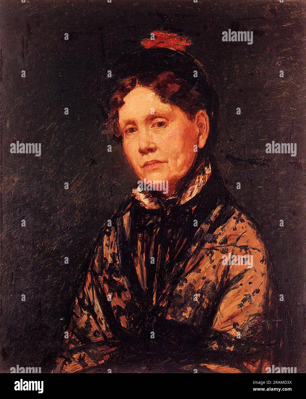 Mrs. Robert Simpson Cassatt 1873 by Mary Cassatt Stock Photo - Alamy