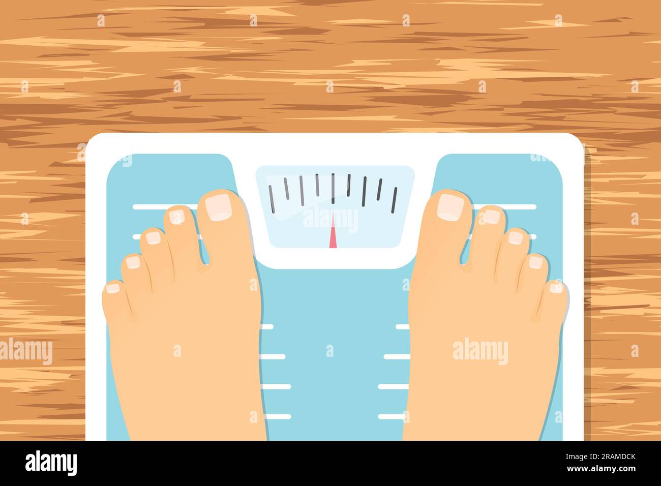 Standing Weight Scale Clipart